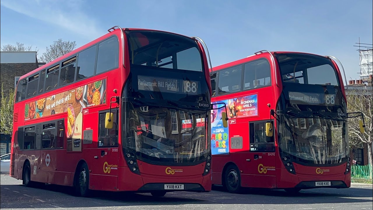 FRV. Go Ahead London Route 88. Clapham Common - Parliament Hill Fields ...