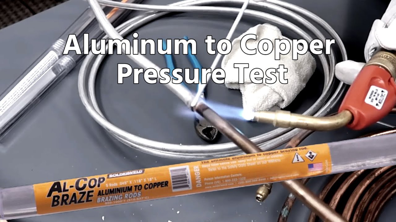 Aluminum to Copper Pressure Test | with Al-Cop - YouTube