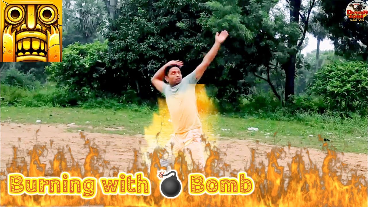 Temple run with Fire burning 🥵 l #templerun #templerun2 @DANGERZONEDKSS ...