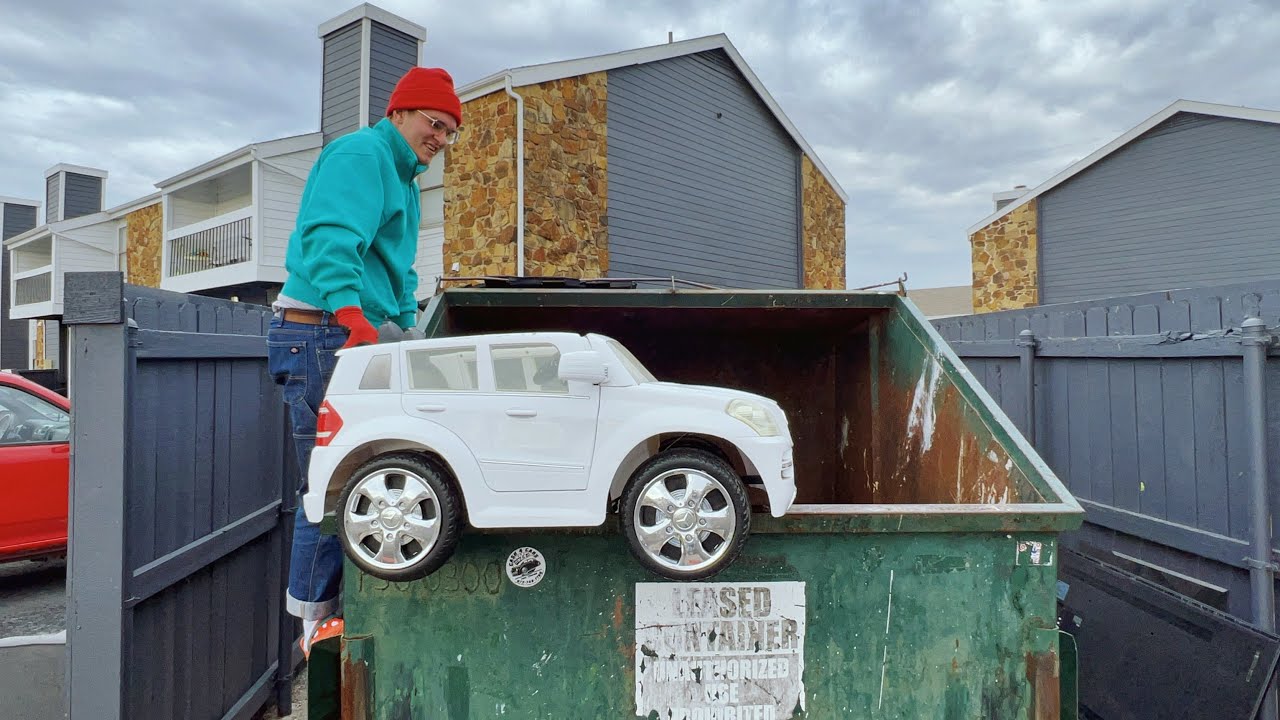 Dumpster Diving at Apartments – We Found Miller Lite Pool Floats ...
