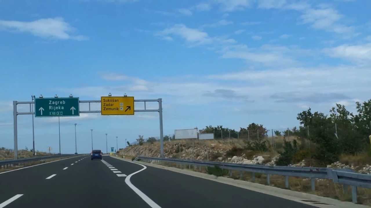 Highway Croatia -- Travelling on the Croatian Highway - YouTube