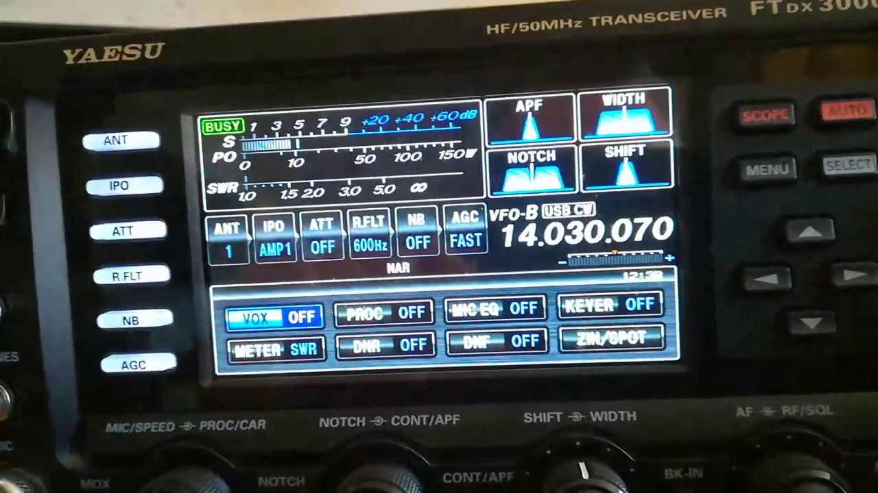 YAESU FT dx 3000 - YouTube