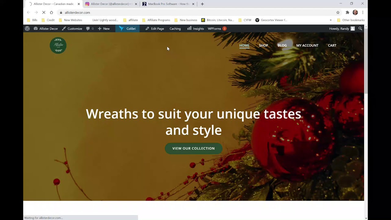 Using wordpress with colibri theme editor - YouTube