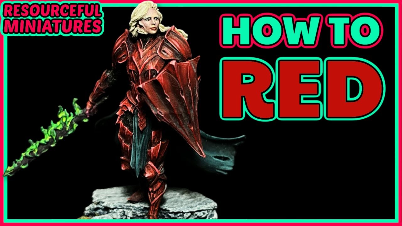 How To Paint ACTUALLY RED Armor - YouTube