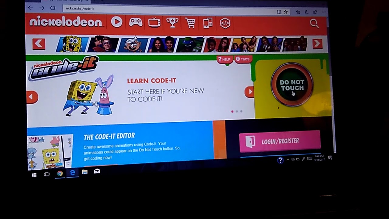 Nick do not touch - YouTube