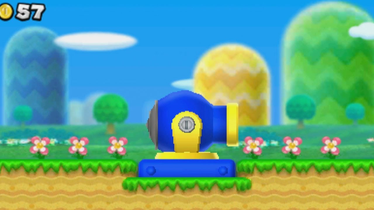 New Super Mario Bros. 2 - Cannon Compilation - Gameplay - YouTube
