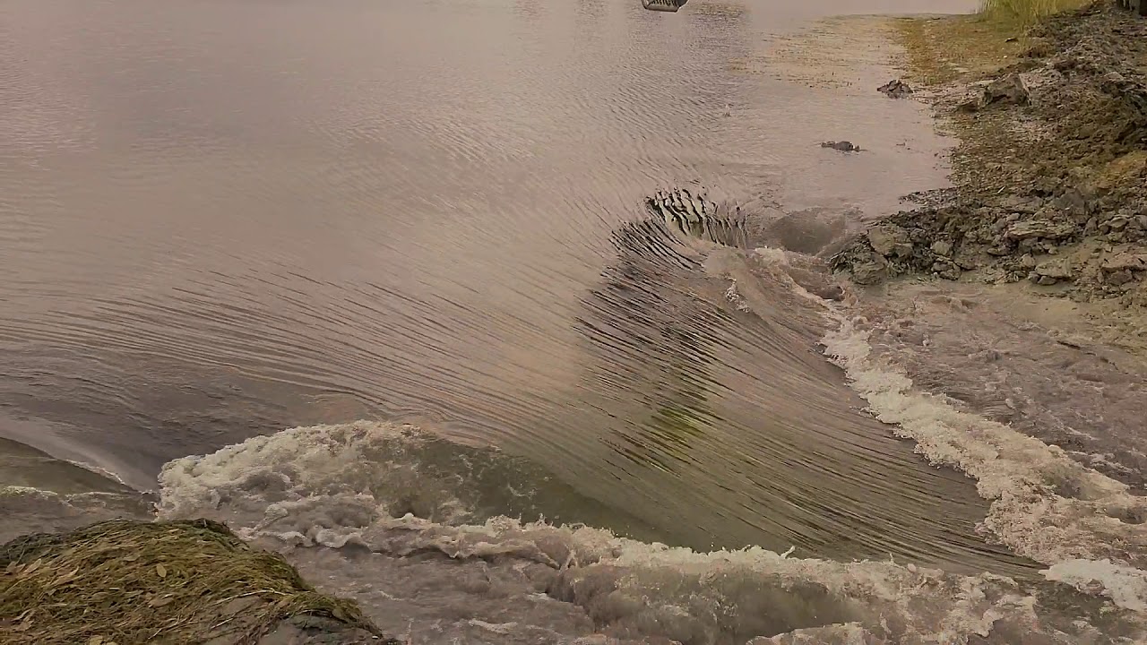 Flooding a Man Made Lake!! - YouTube