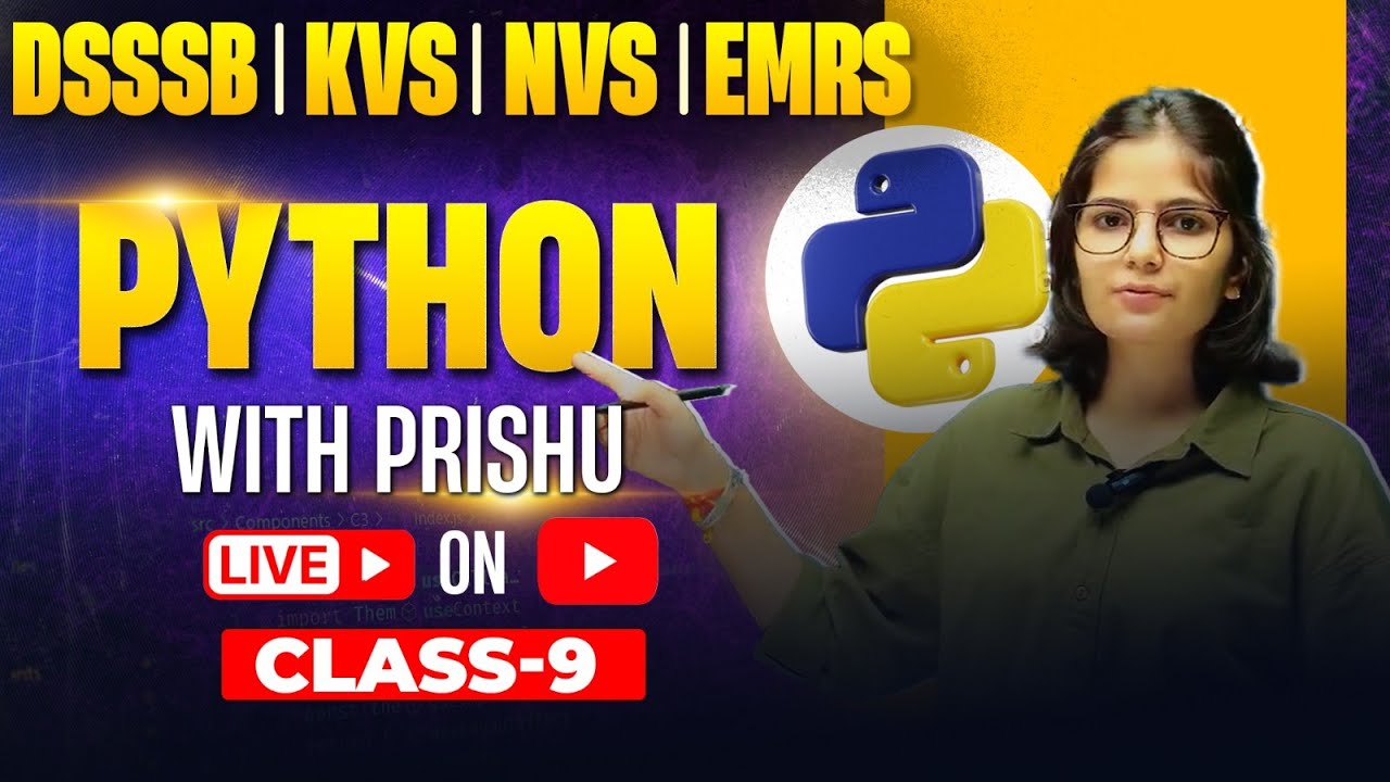 Loops (For Loop) in Python | Python with Prishu | UPLT-Grade | DSSB | KVS | NVS | EMRS - YouTube