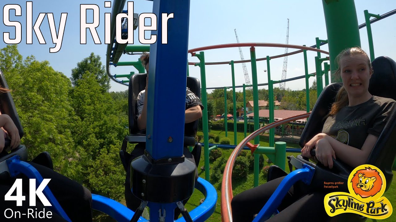Sky Rider - 4K On-Ride - Skyline Park - Caripro Gyroflyer - POV - YouTube