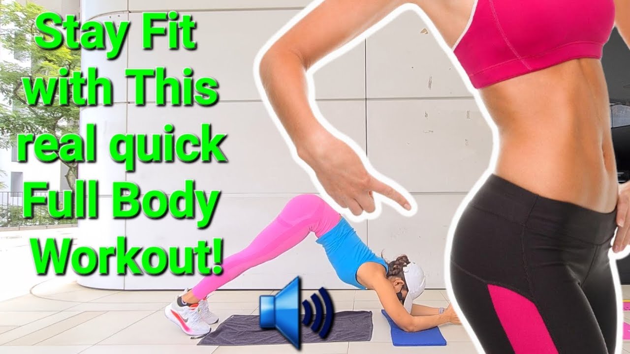 DO THIS REAL QUICK FULL BODY WORKOUT TO STAY FIT! #fitness #workout # ...