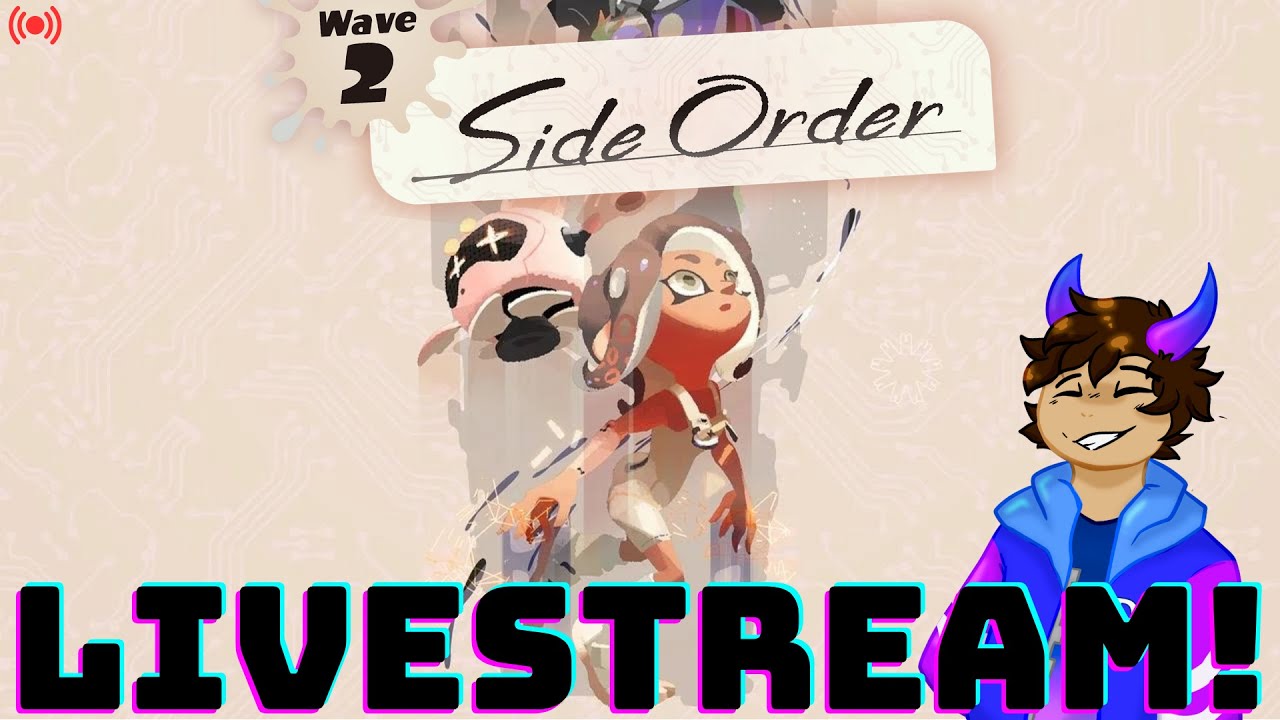 Playing Splatoon 3 Side Order For The First Time LIVE!!! (Road to 500 ...