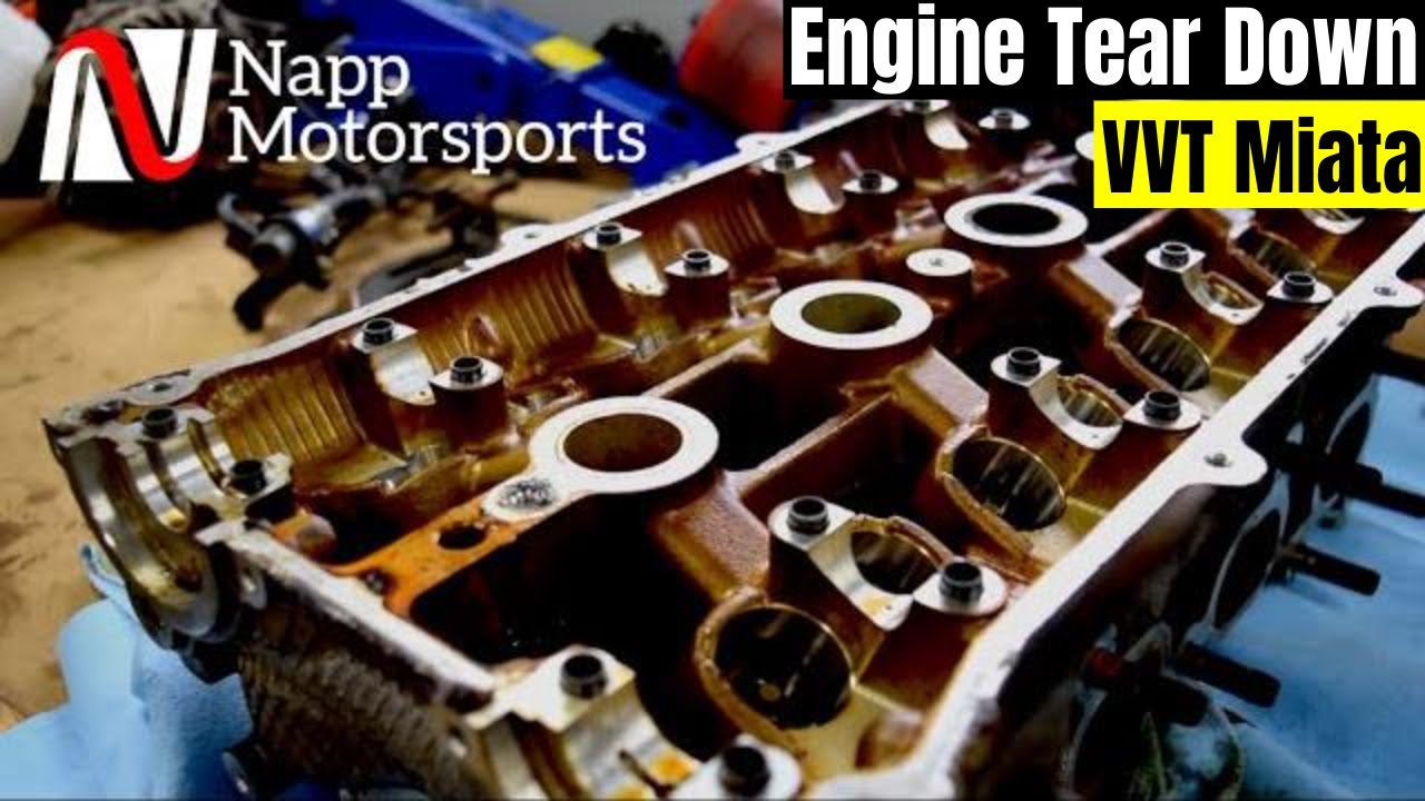 Engine Tear Down - Miata VVT Swap | PT2 - YouTube