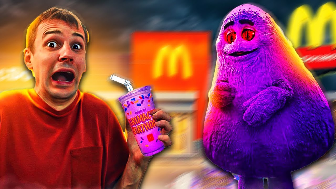 Movie Grimace Shake Pranks from McDonald's (HELP US) - YouTube