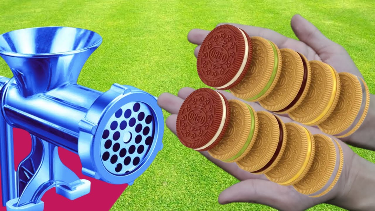 EXPERIMENT OREO VS MEAT GRINDER | AMAZING EXPERIMENTS | RAINBOW ASMR ...