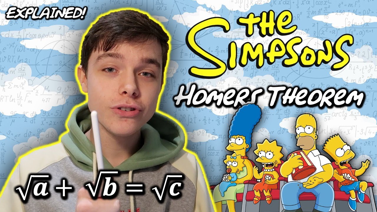 Maths In The Simpsons ... Homer's Theorem Explained! - YouTube