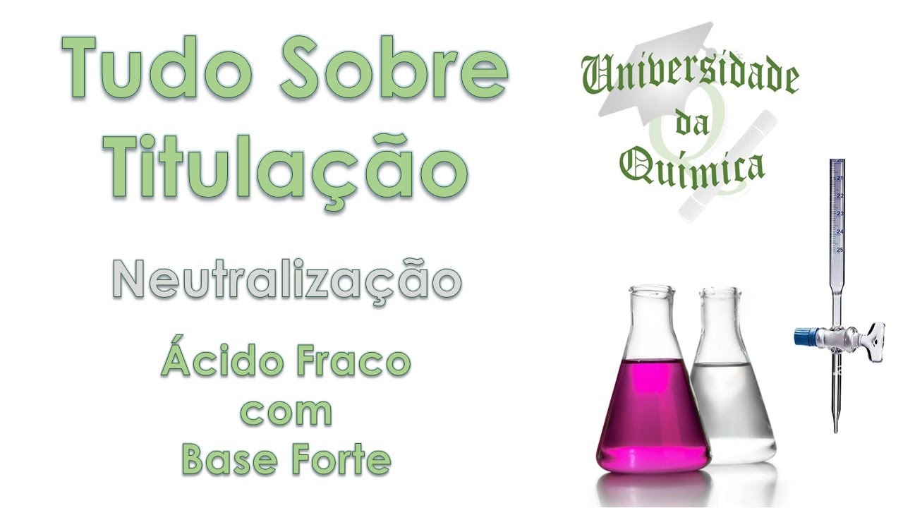 Tudo sobre Titulação #2 Titulação de Ácido Fraco com Base Forte - YouTube