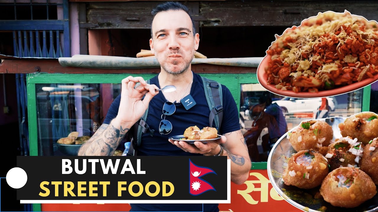 STREET FOOD Tour in BUTWAL🇳🇵| Dashain Vibes + LUMBINI - YouTube