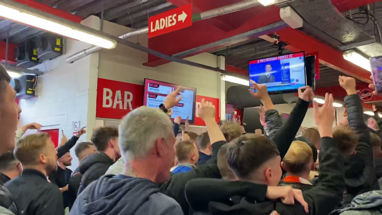 Blackpool Fc Fans Before The Forest Game - YouTube