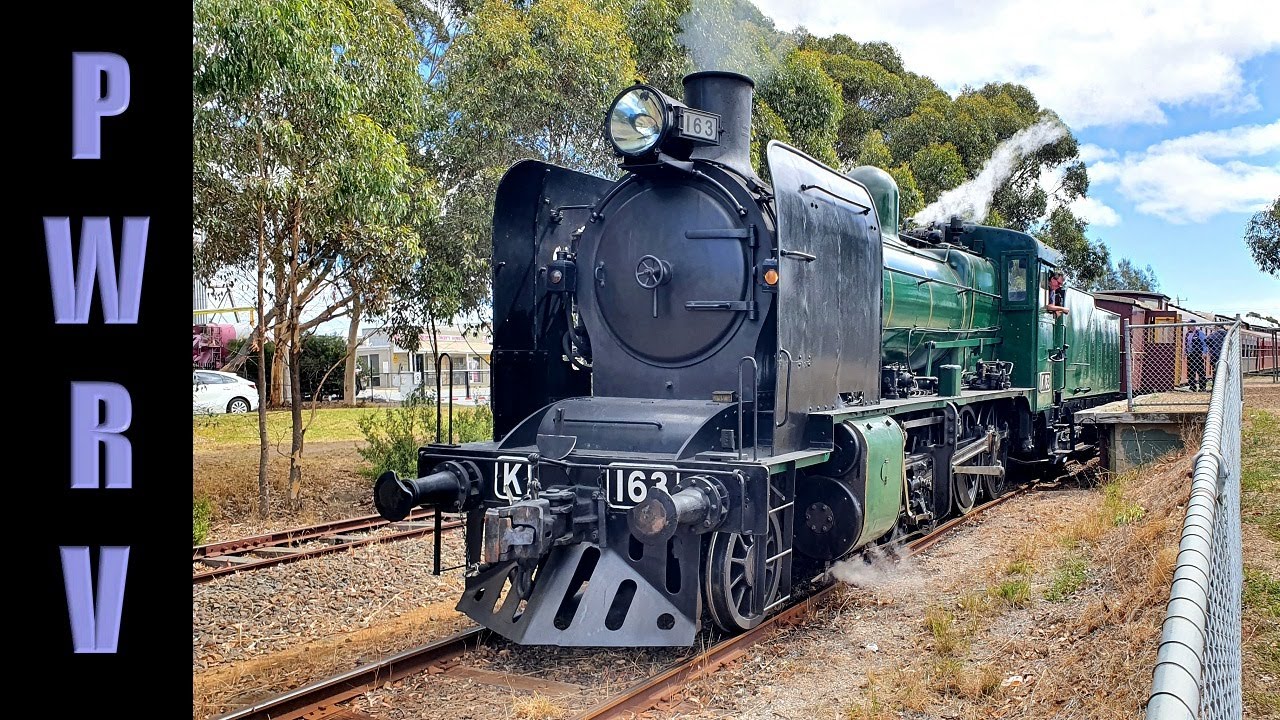Mornington Railway - K163 Steam Locomotive Cab Ride PWRV - YouTube