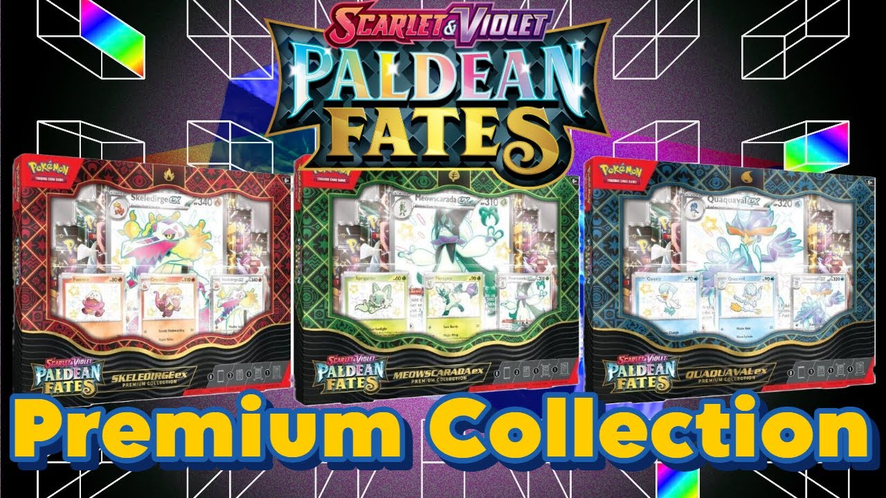 Opening Up A Trio Of Paldean Fates Premium Collections! - YouTube