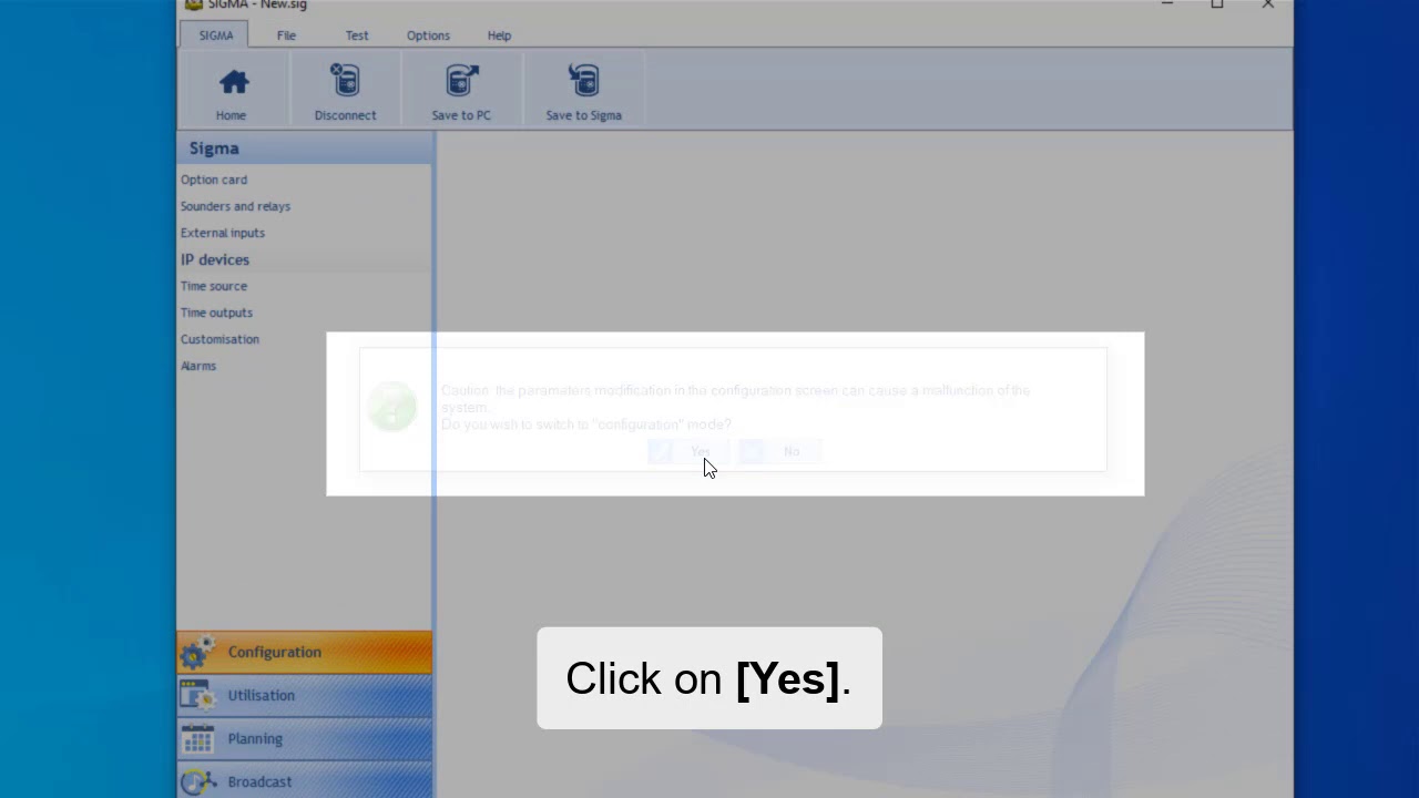 Bodet Sigma - How to acknowledge the alarms software part - Tau Audio ...