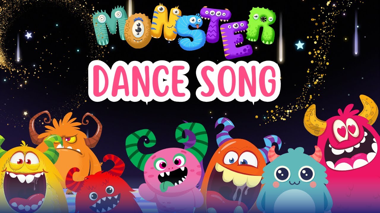Monster Dance Song| Simple Songs for Kids| Fun Songs| Monster Family ...