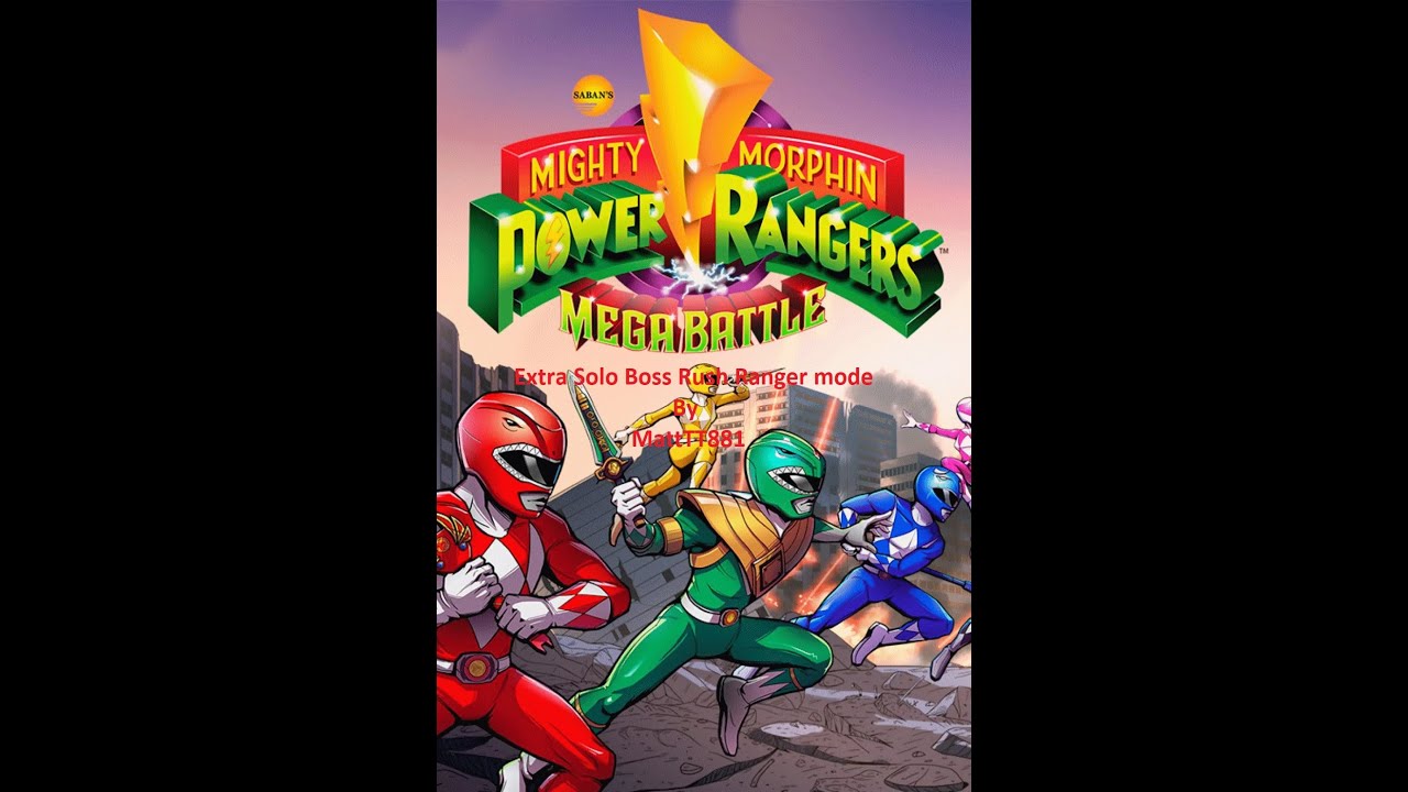 Mighty Morphin Power Rangers Mega Battle Extra Solo Boss Rush Ranger ...