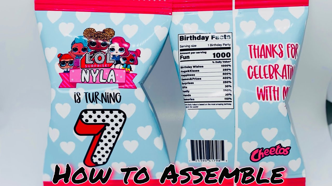 It’s Time to Assemble Our Custom Chip Bags + Bonus! - YouTube