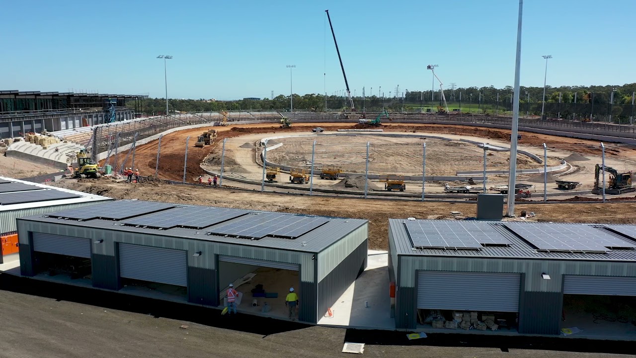 Work on the new Eastern Creek Speedway in Western Sydney approaches ...