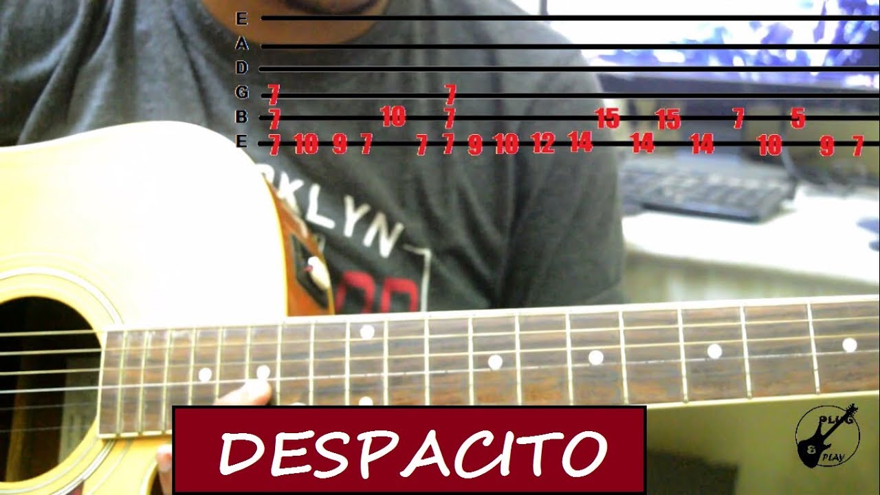 Despacito - Luis Fonsi ft. Daddy Yankee||Easy guitar tutorial||How to ...
