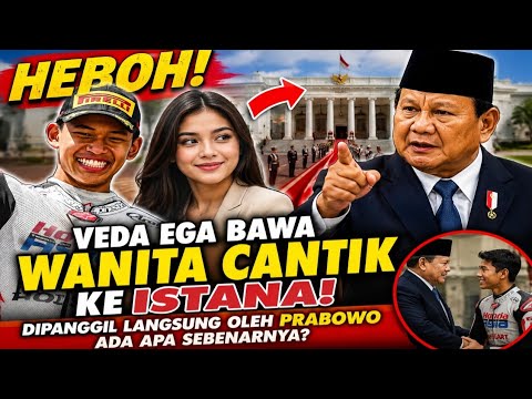 GEMPAR! Prabowo Panggil Veda Ega ke Istana, Wanita Cantik yang Dibawanya Bikin Semua Penasaran!