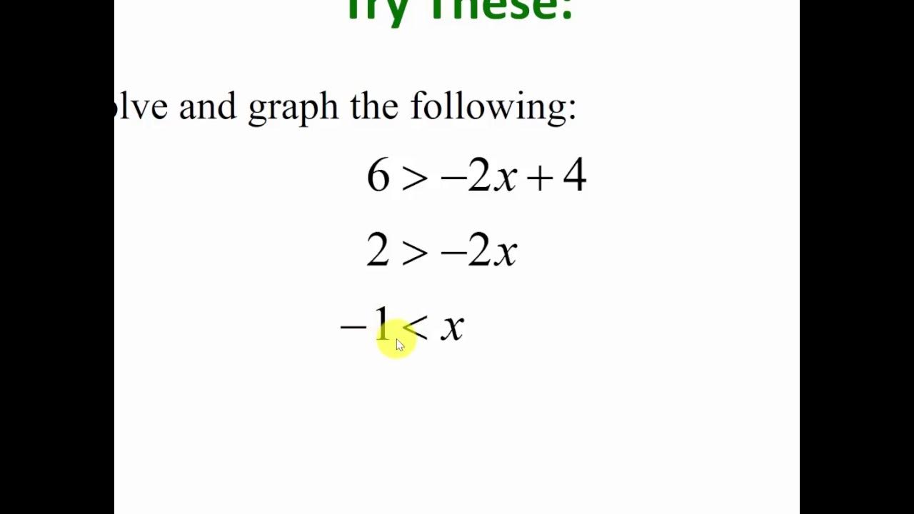 Solving One Variable Inequalities Using TI-84 - YouTube