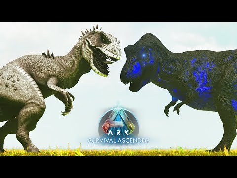 VINTAGE LAELAPS vs JP CELESTIAL T-REX and ARK ALPHAS | Ark Ascended ...