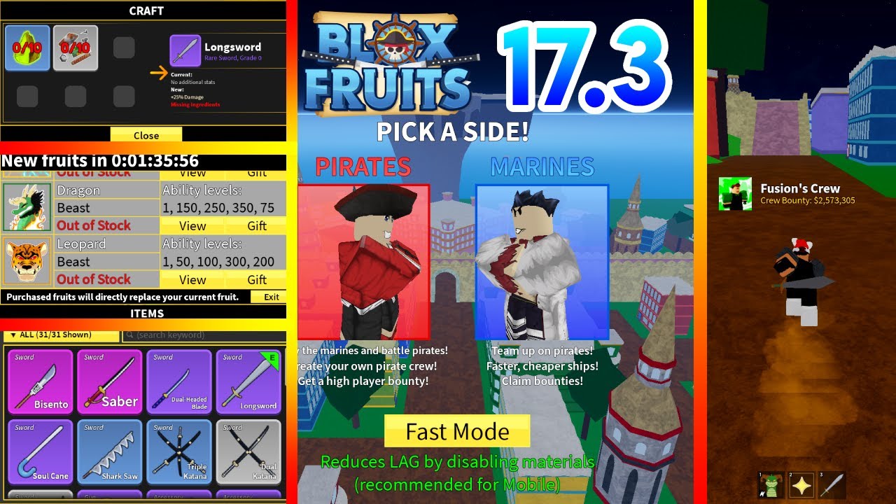 BLOX FRUIT UPDATE 17.3 IS HERE!! ( 🌊 Blox Fruits Update 17.3 ) - YouTube