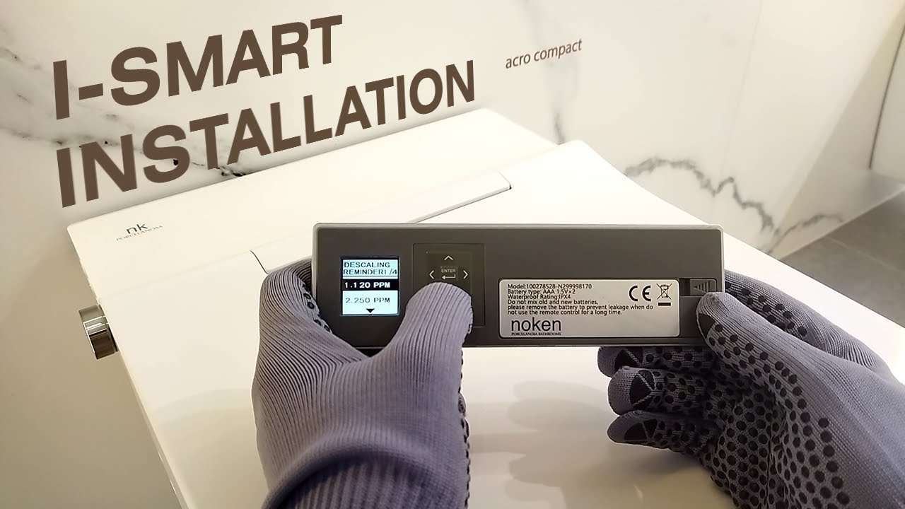 How to install the Acro Compact I-Smart toilet? - YouTube