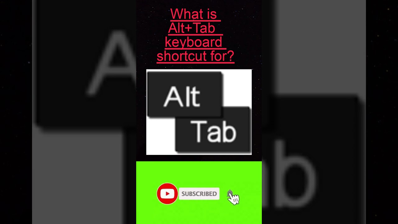 Alt+Tab Computer Tips & Tricks - YouTube