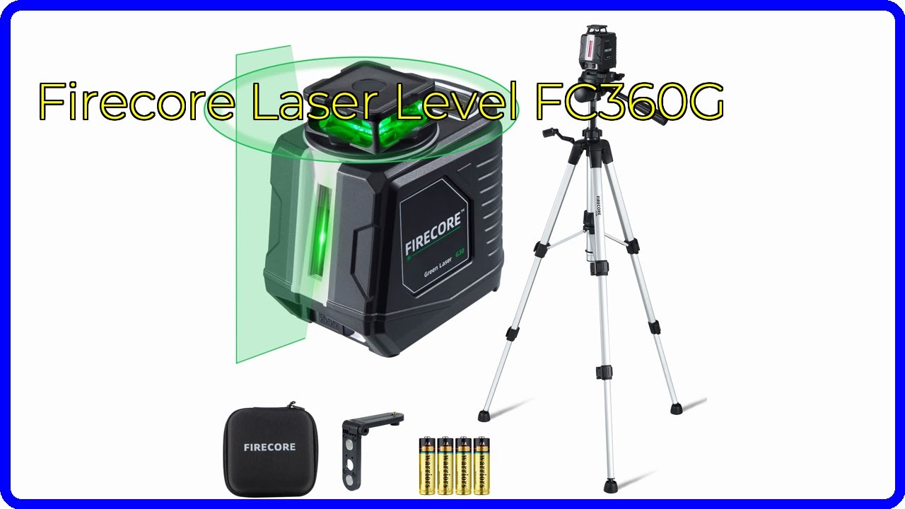 REVIEW (2024): Firecore Laser Level FC360G. ESSENTIAL details. - YouTube