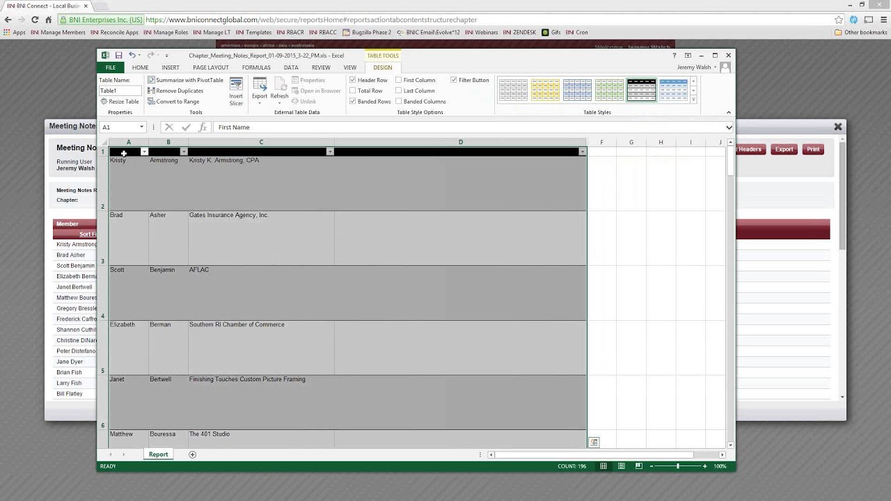 BNI Connect: Member Tools & Reports - January 9, 2015 - YouTube