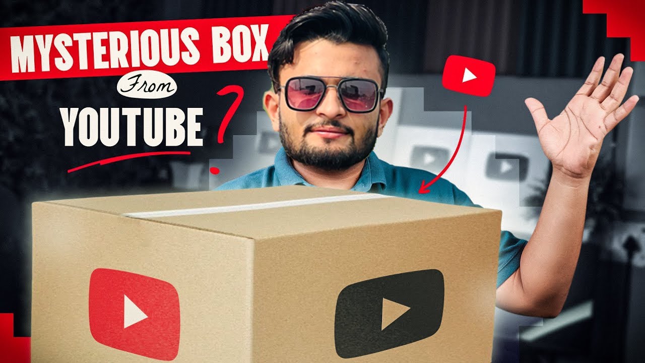 YOUTUBE SENT ME A MYSTERY BOX | OPENING IT LIVE | THANKS FOR 100K BTW ...