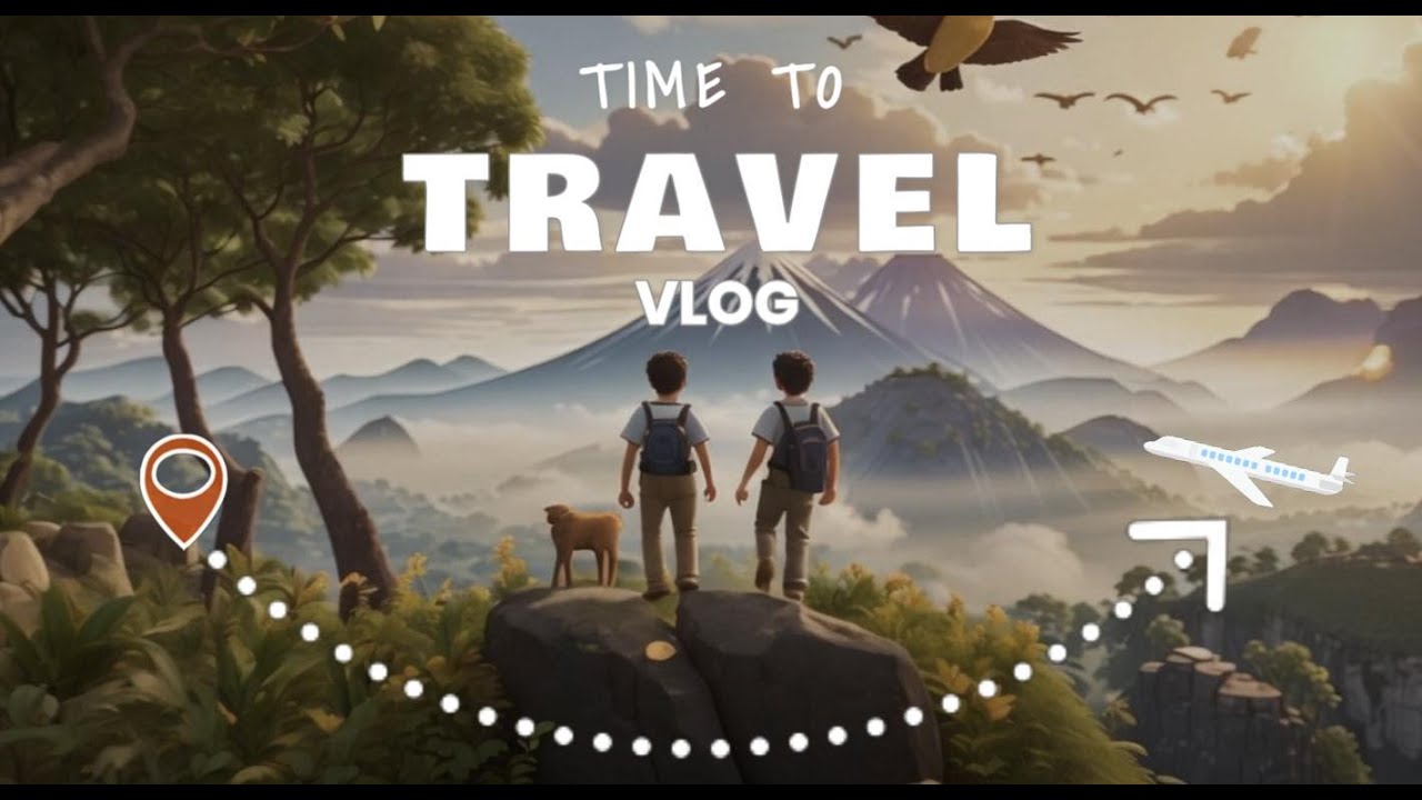Time to travel with animation in a trip About with friends - YouTube