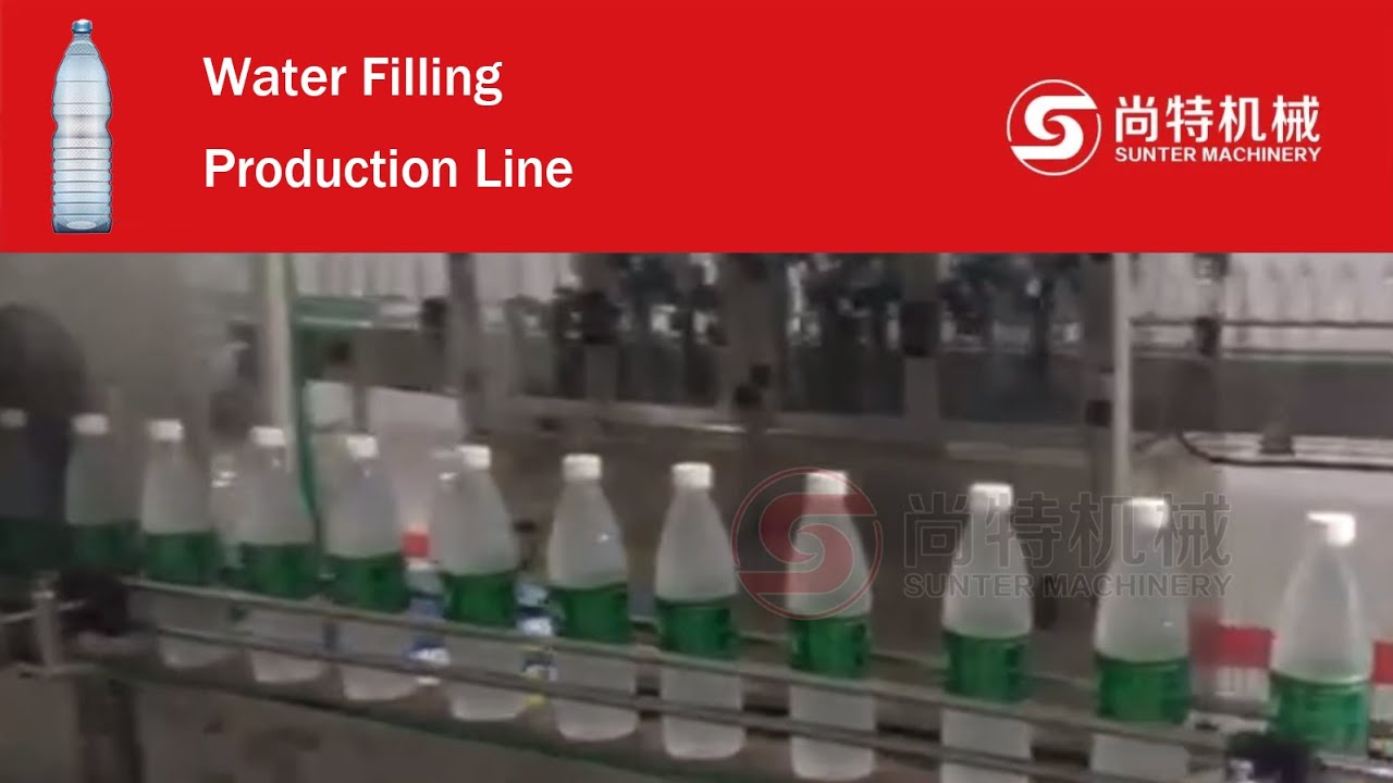 💧 Witness the seamless operation of a complete Water Filling Production ...