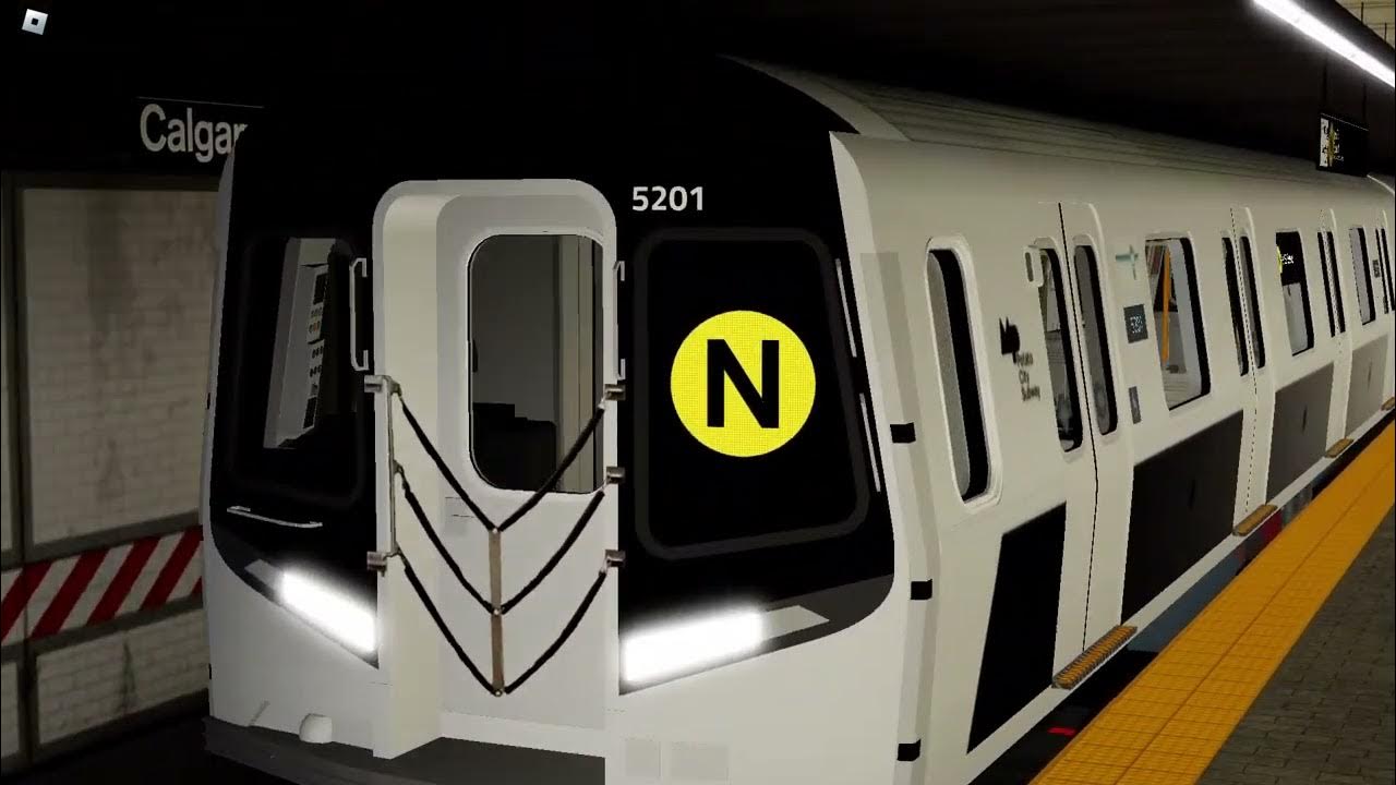 PTA Callaghan & Madison lines PST-5R F & N trains at Calgary Street - YouTube