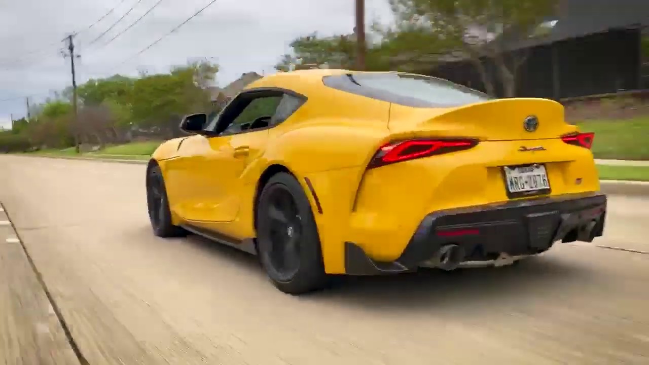 2020 Toyota Supra Boost Logic Titanium Exhaust - YouTube