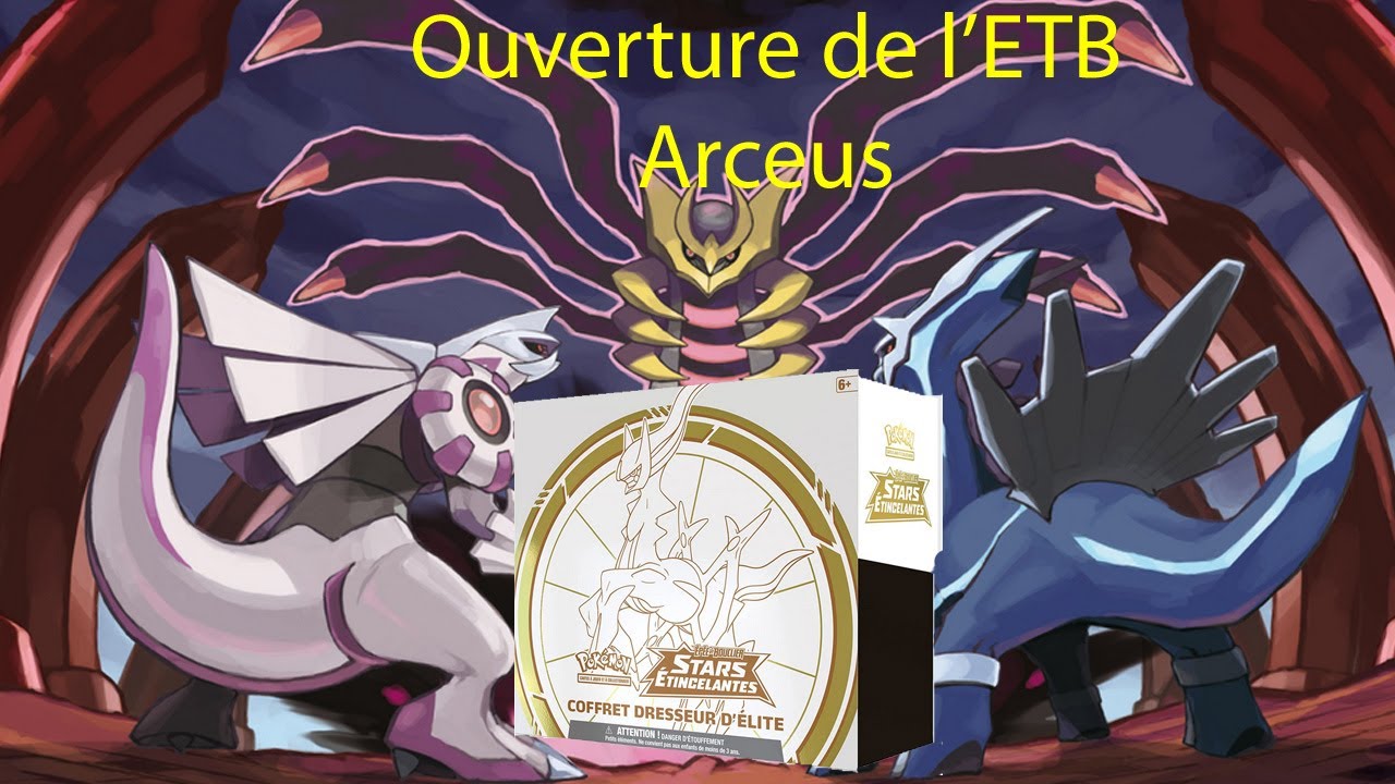 OUVERTURE ETB ARCEUS, OUVERTURE MUSCLÉ ! #pokemon - YouTube