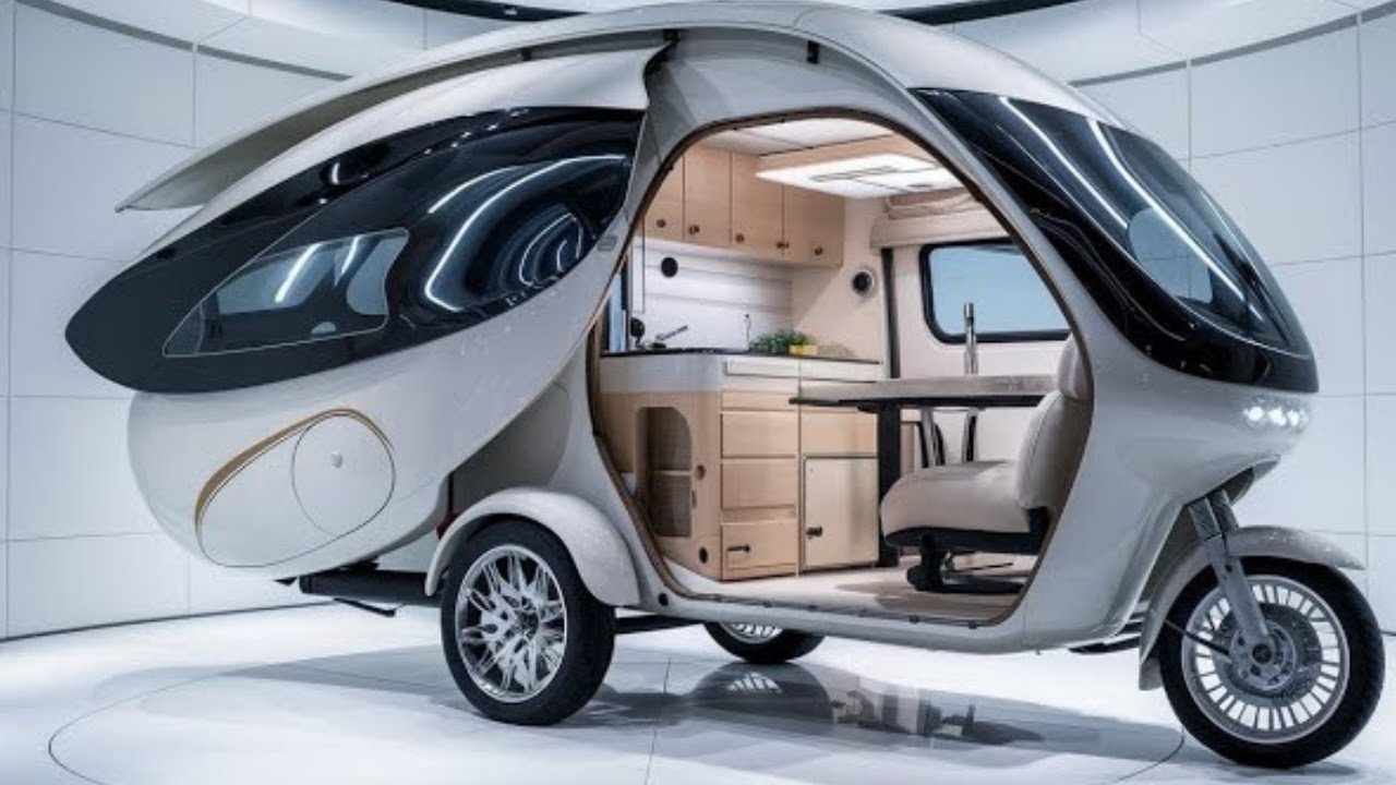 🌟 Ultimate RV Camper Tricycle 🛺 | Mini Mobile Home on 3 Wheels 🏡 - YouTube