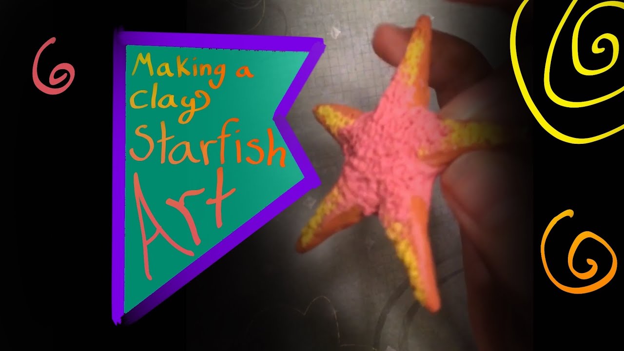 Making a clay starfish - YouTube
