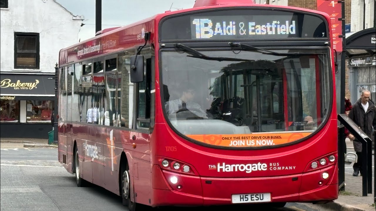 *ZF BEAST, Soon to be withdrawn* Harrogate bus company 1705 H5 ESU on ...