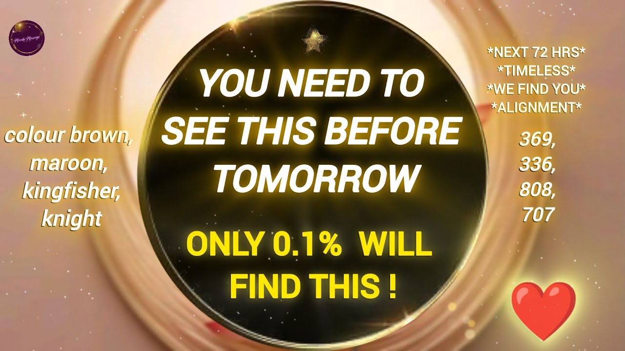 YOU DIN'T FIND US, WE FOUND YOU! You must this before tomorrow 🌀 Your ...