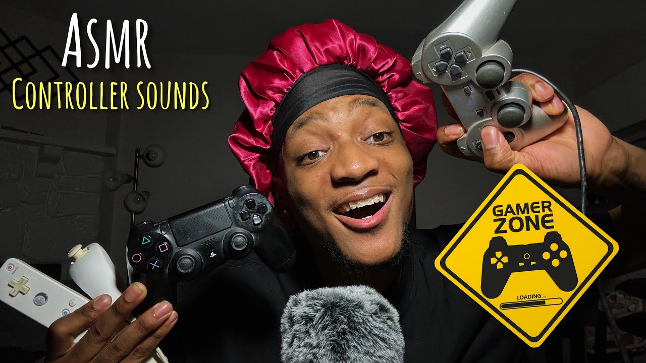ASMR Controller Sounds (PS4, PS2, Wii) and Game Whisper - YouTube