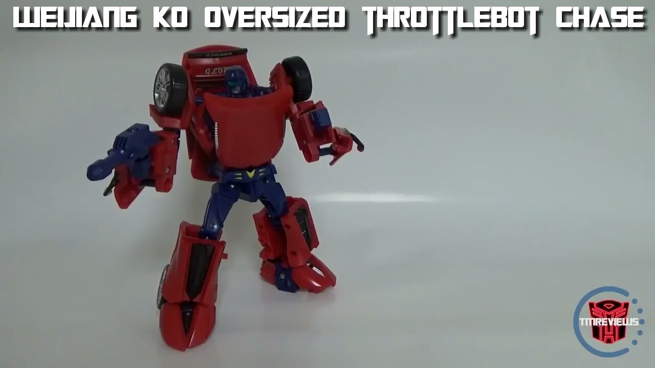 Weijiang KO Oversized Toyworld Throttlebot Chase - YouTube